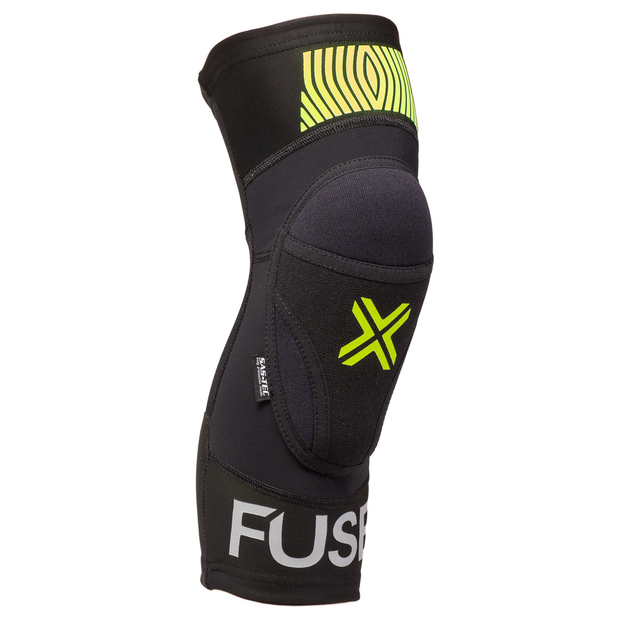 Rodillera Fuse Omega Negro Amarillo Neon