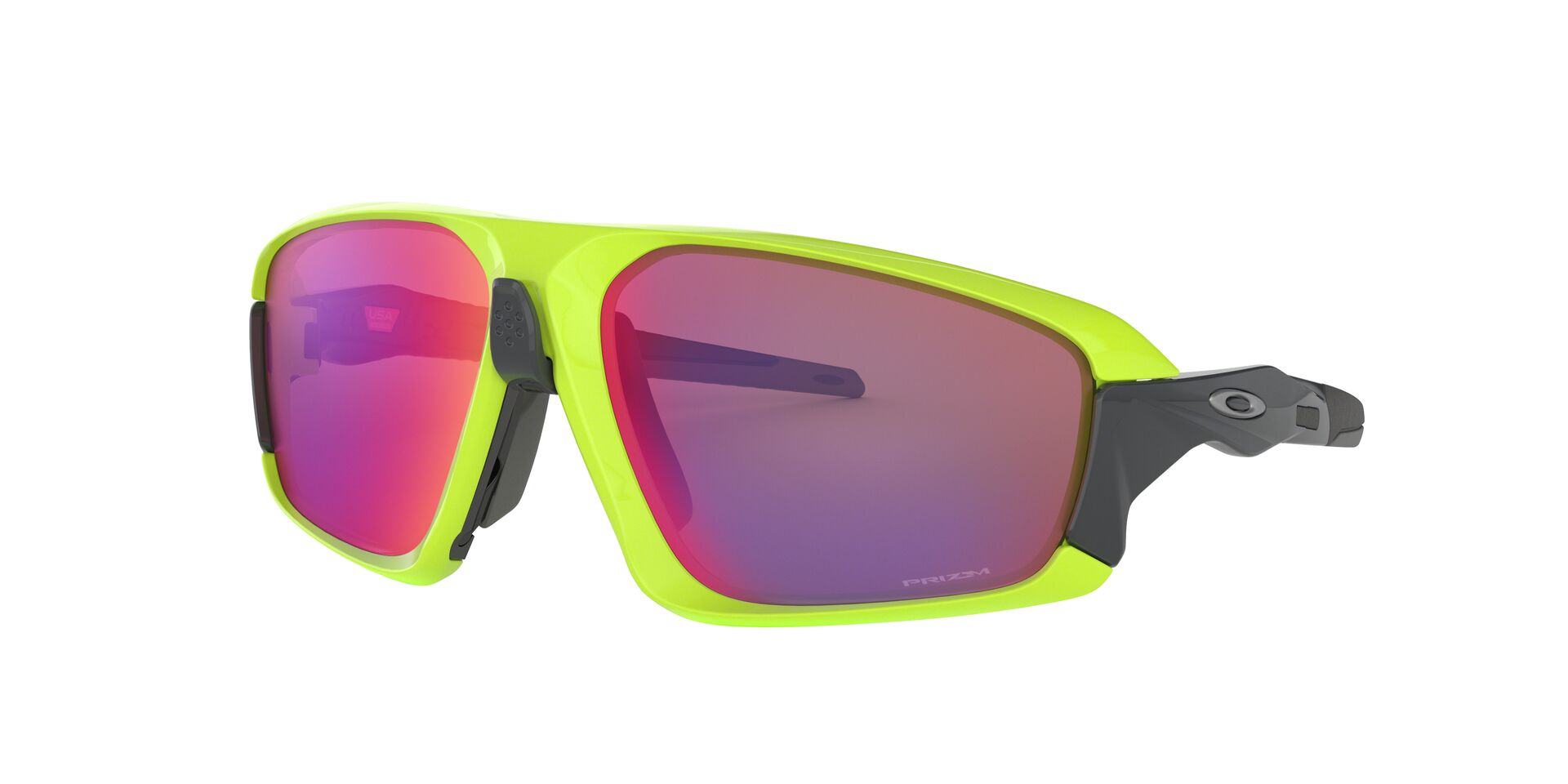 Lentes Oakley Field Jacket Neon Yellow Prizm Road - iBikes Store