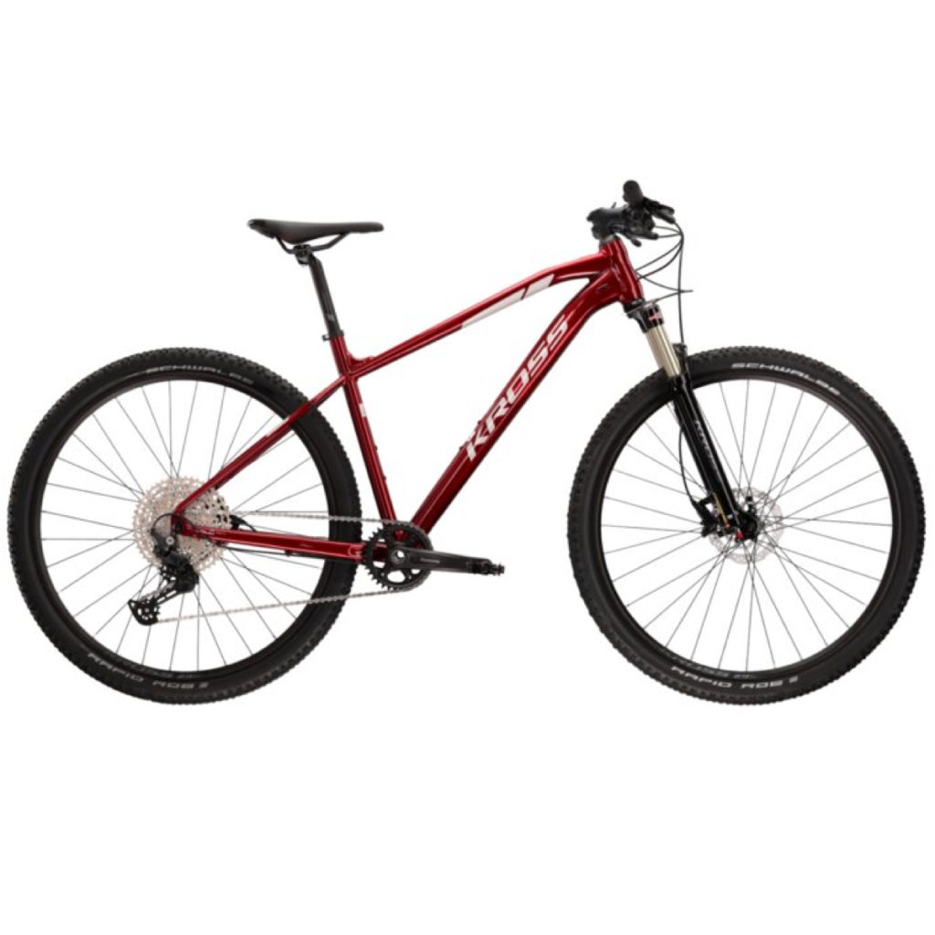 Bicicleta MTB Kross Level 6.0 Ruby / Silver Glossy